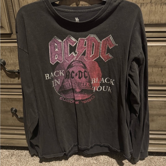 Junk Food Clothing | Tops | Vintage Junk Food Clothing Black Acdc ...